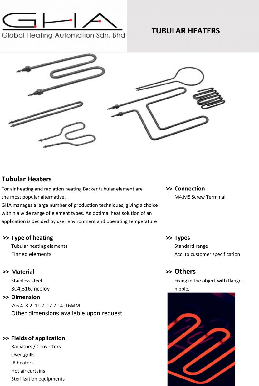 Tubular Heaters – Global Heating